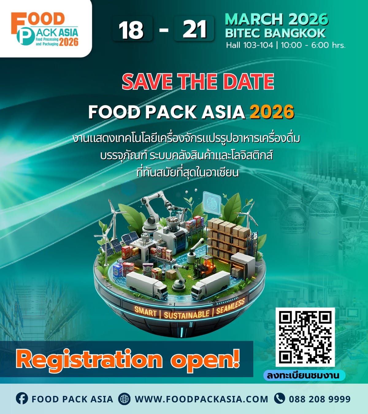 Food Ingredients & Machinery 2026 Thailand | Ruampat